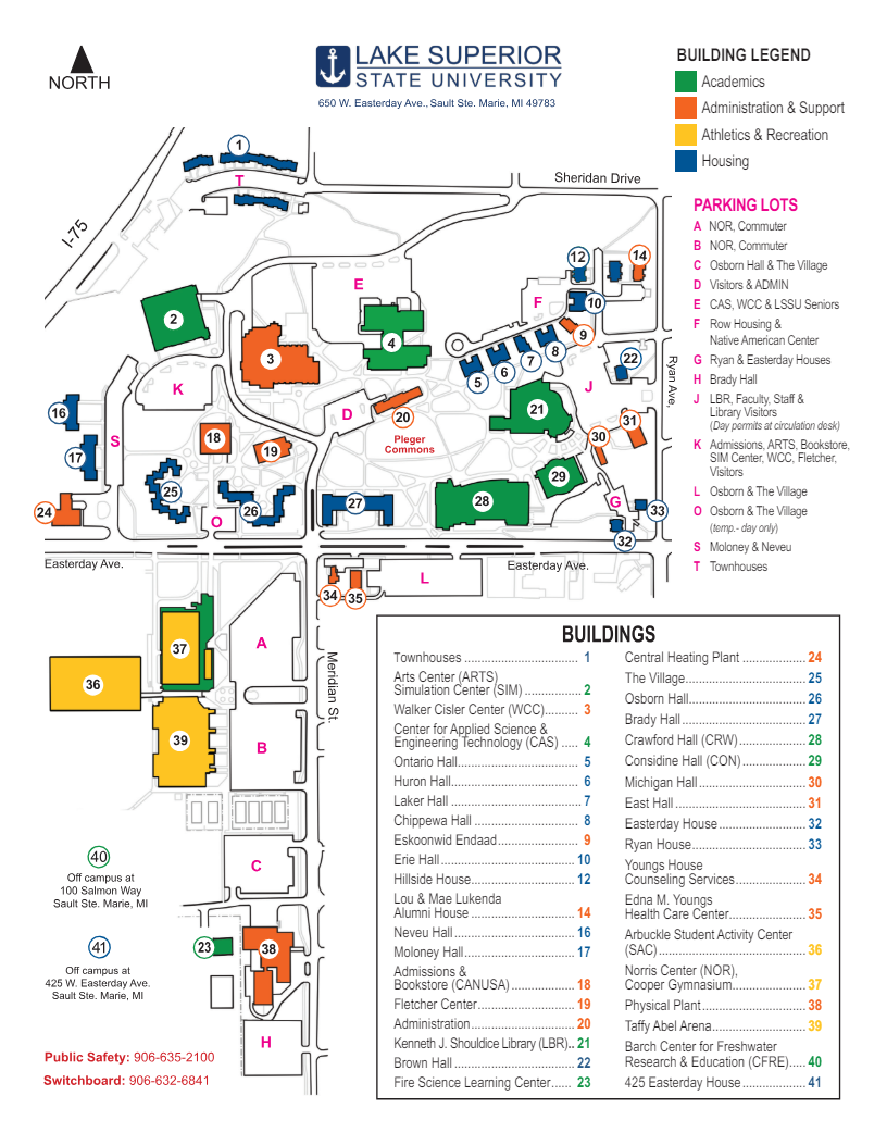 Campus Map - Lake Superior State University